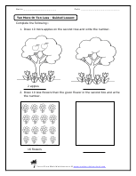 Ten More Or Ten Less Worksheets