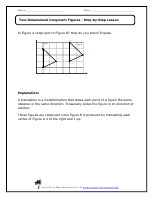 Two-Dimensional Congruent Figures Worksheets